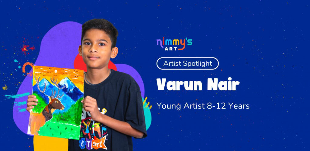 Varun Nair - Artistic Athlete & Talented Young Artist from Nimmy's Art